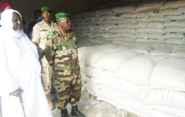 Visite du Gouverneur de Dosso aux magasins de l’OPVN, de l’élevage et ...