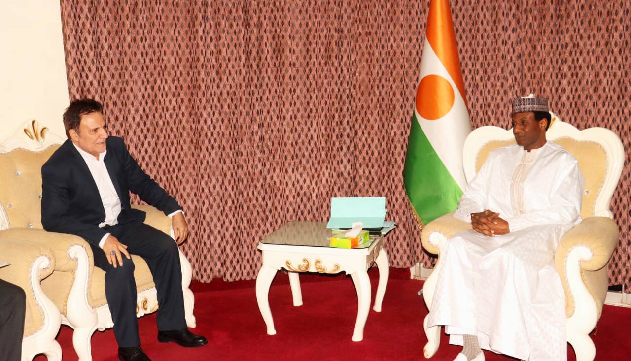 Audience à la primature : M. Ali Mahaman Lamine Zeine reçoit la ...